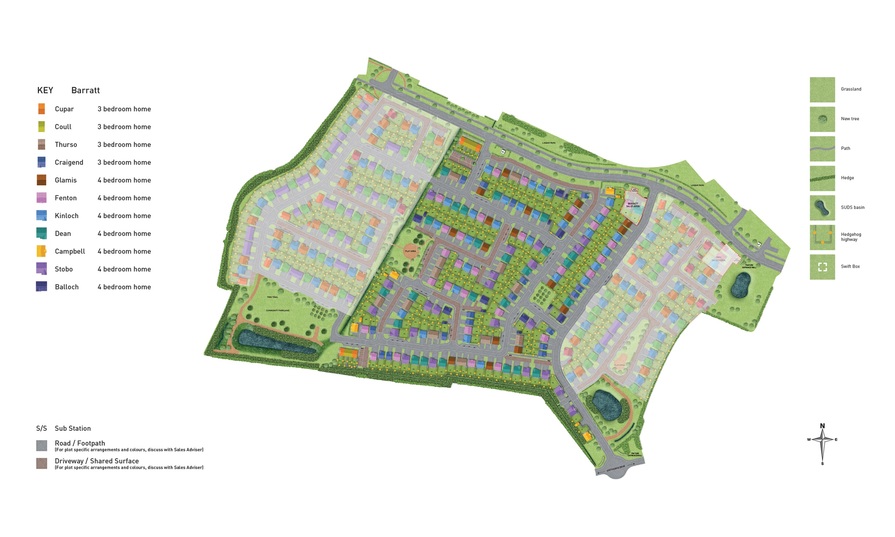 Barratt Homes | New Builds in Barratt @ Lairds Gait | WhatHouse