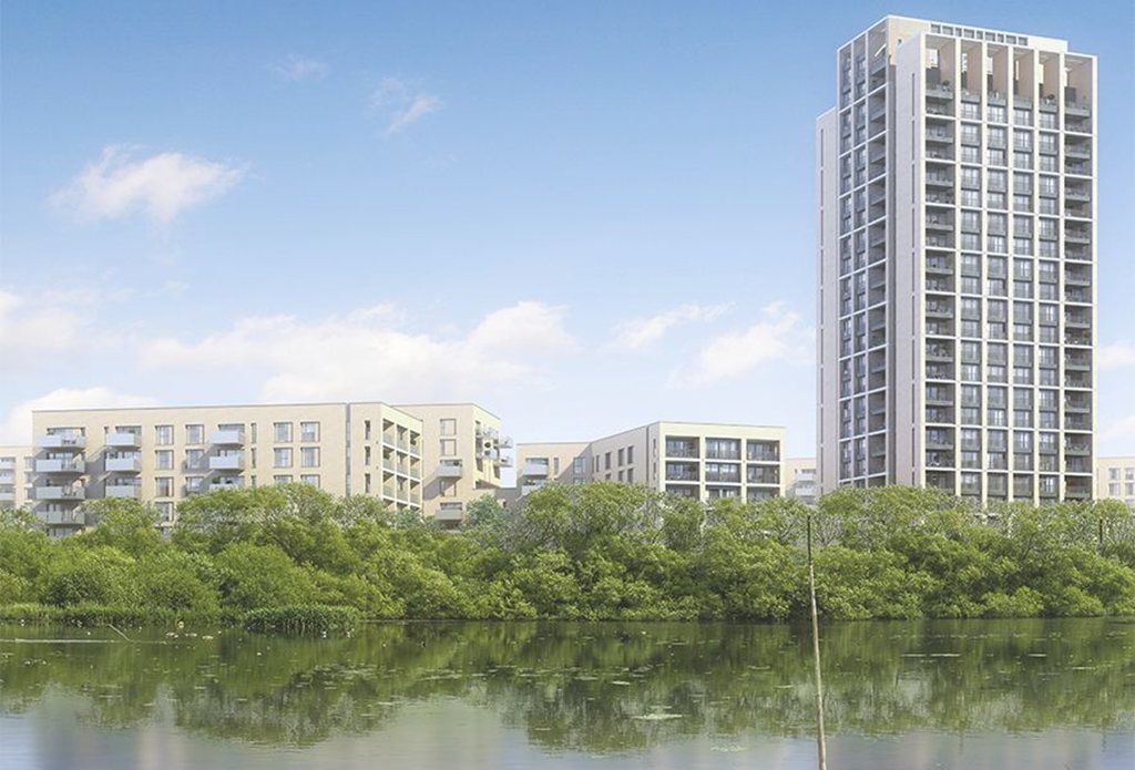 Hendon Waterside in West Hendon is built by Barratt London