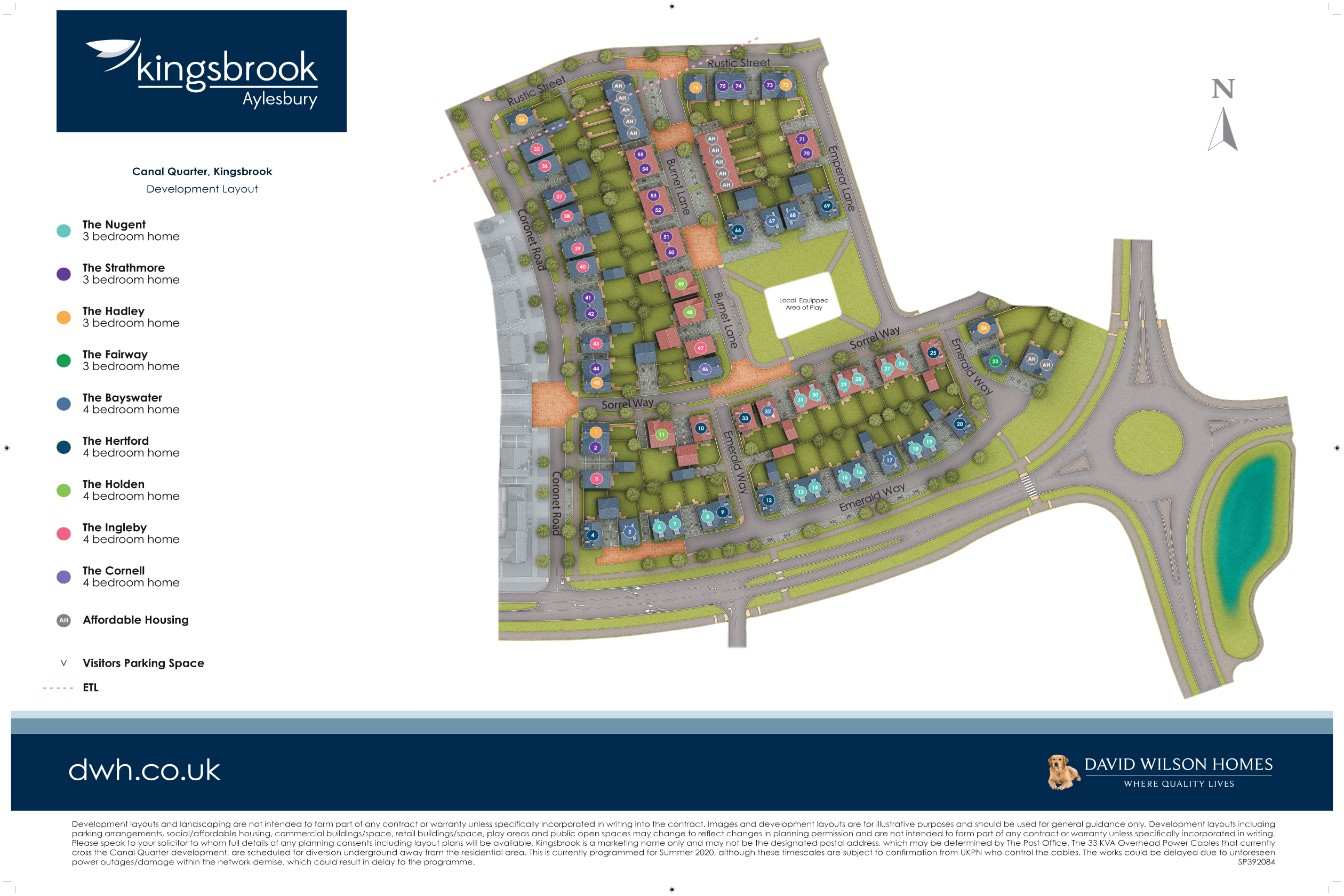 Canal Quarter @ Kingsbrook in Broughton, Houses by David Wilson Homes