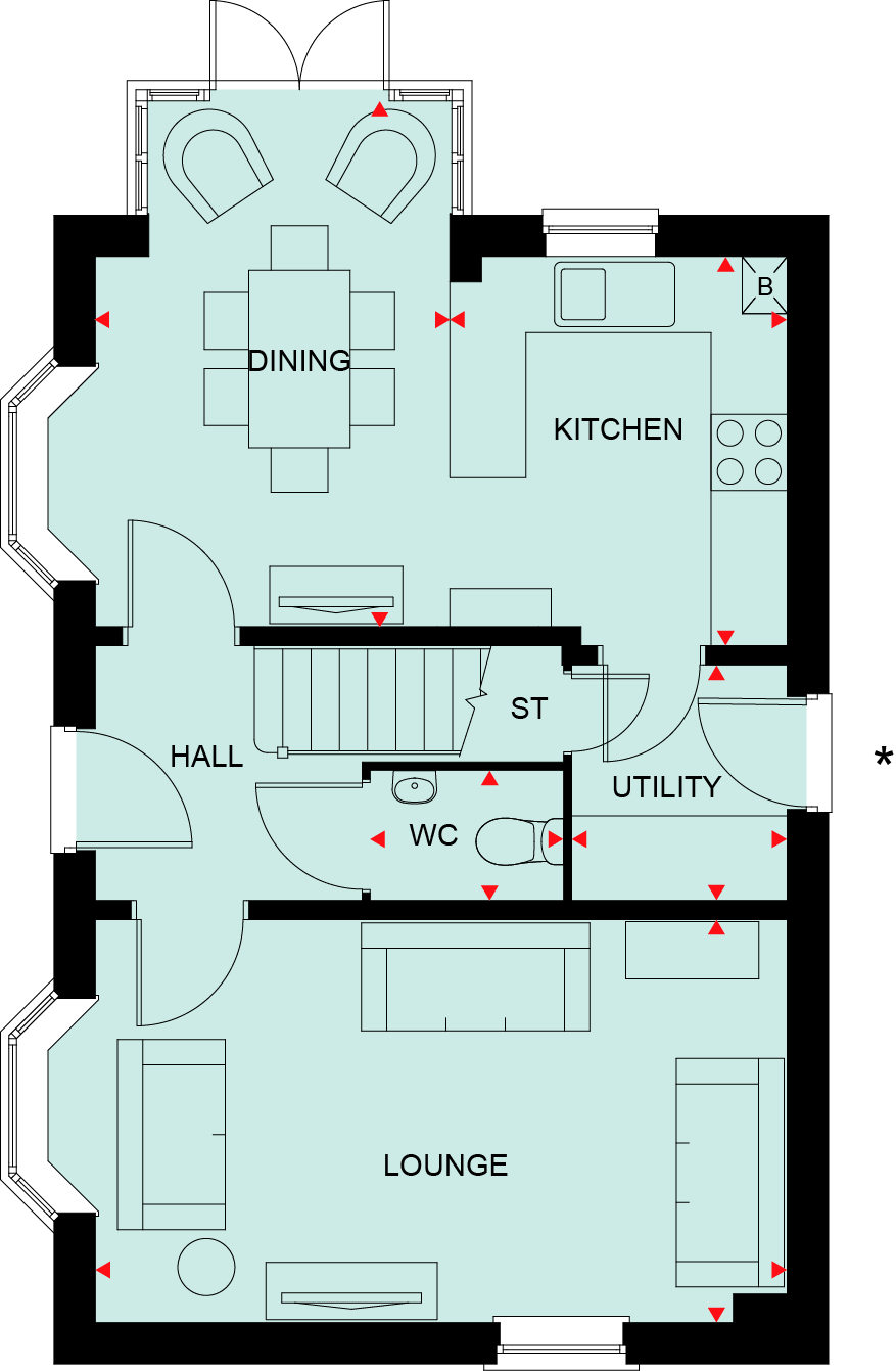 Detached House in David Wilson Homes The Woodlands, Sturry by David ...