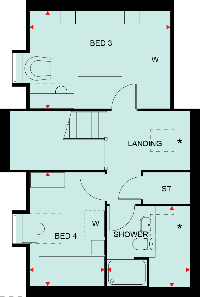 Detached House in David Wilson Homes The Woodlands, Sturry by David ...