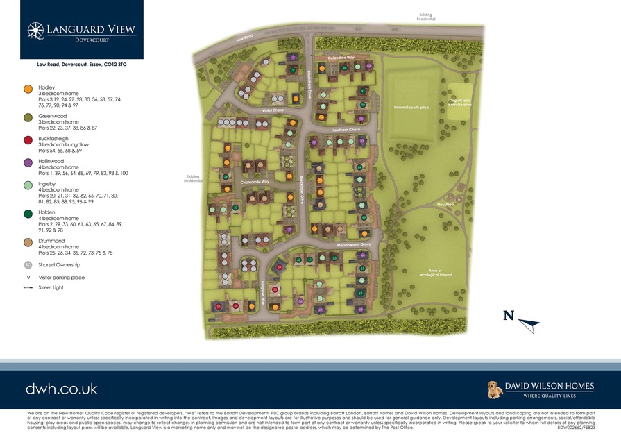 David Wilson Homes | New Builds in Languard View | WhatHouse