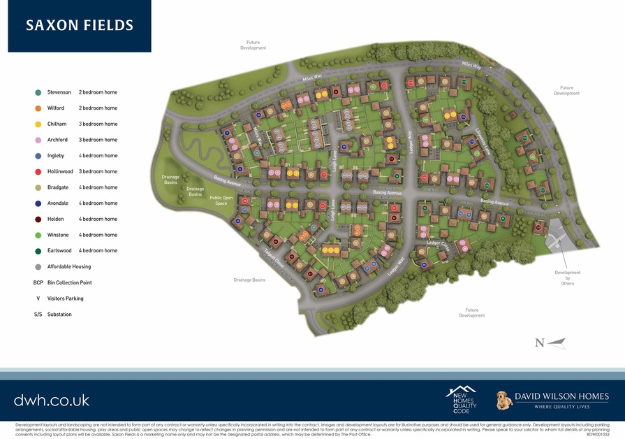 David Wilson Homes | New Builds in Saxon Fields | WhatHouse