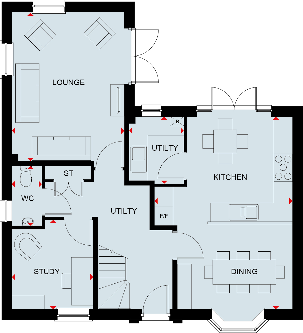 {{Detached House Wychwood|Wychwood Detached House} for £459,995 with 4 ...