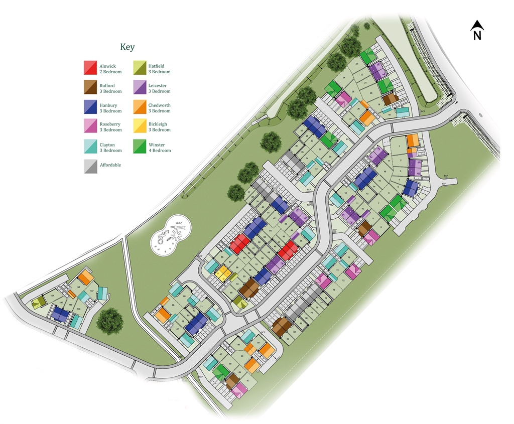 Appleyard Park in Fleckney is built by Persimmon Homes