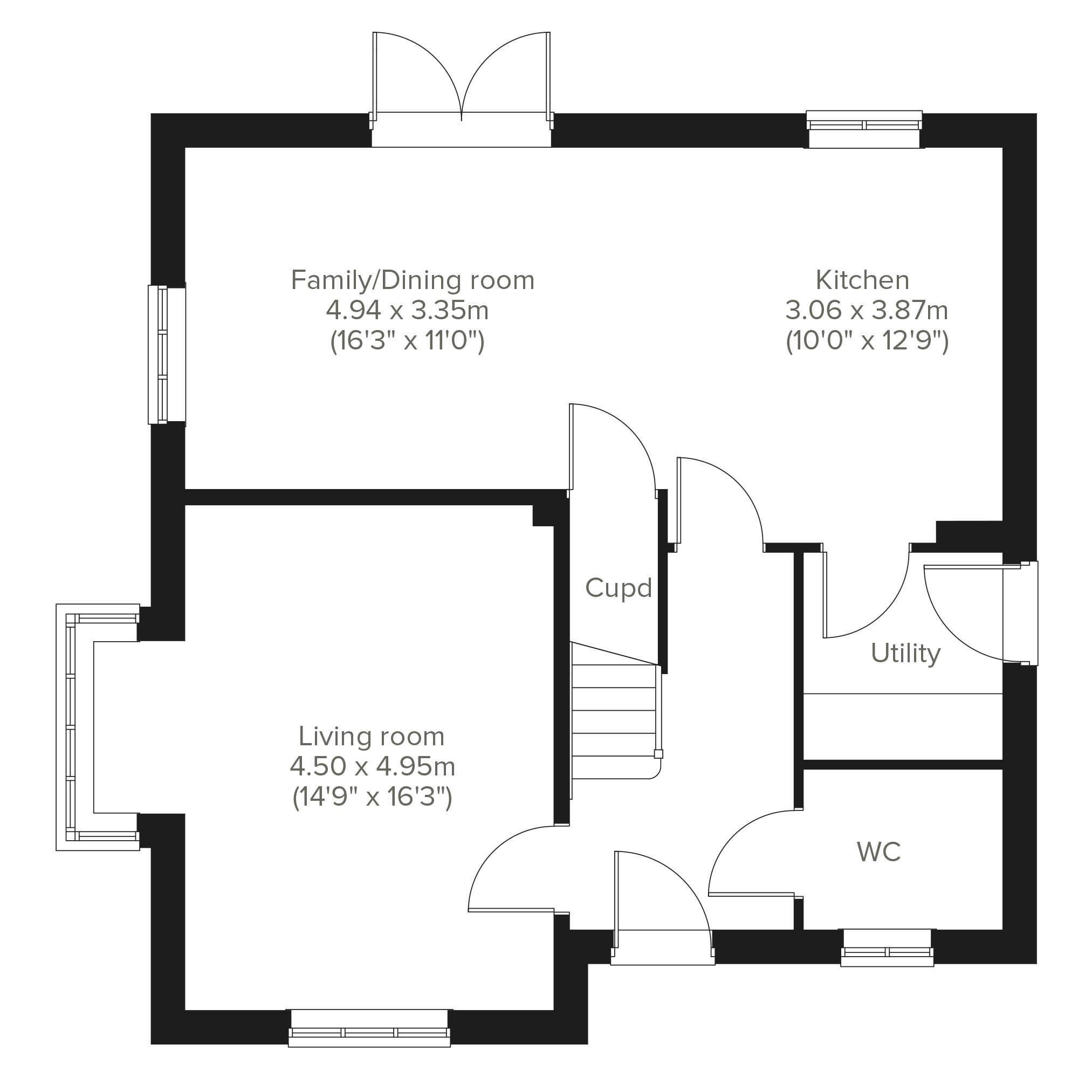 4 Bedroom Property, Fallow Park in Wallsend by Persimmon Homes (526)