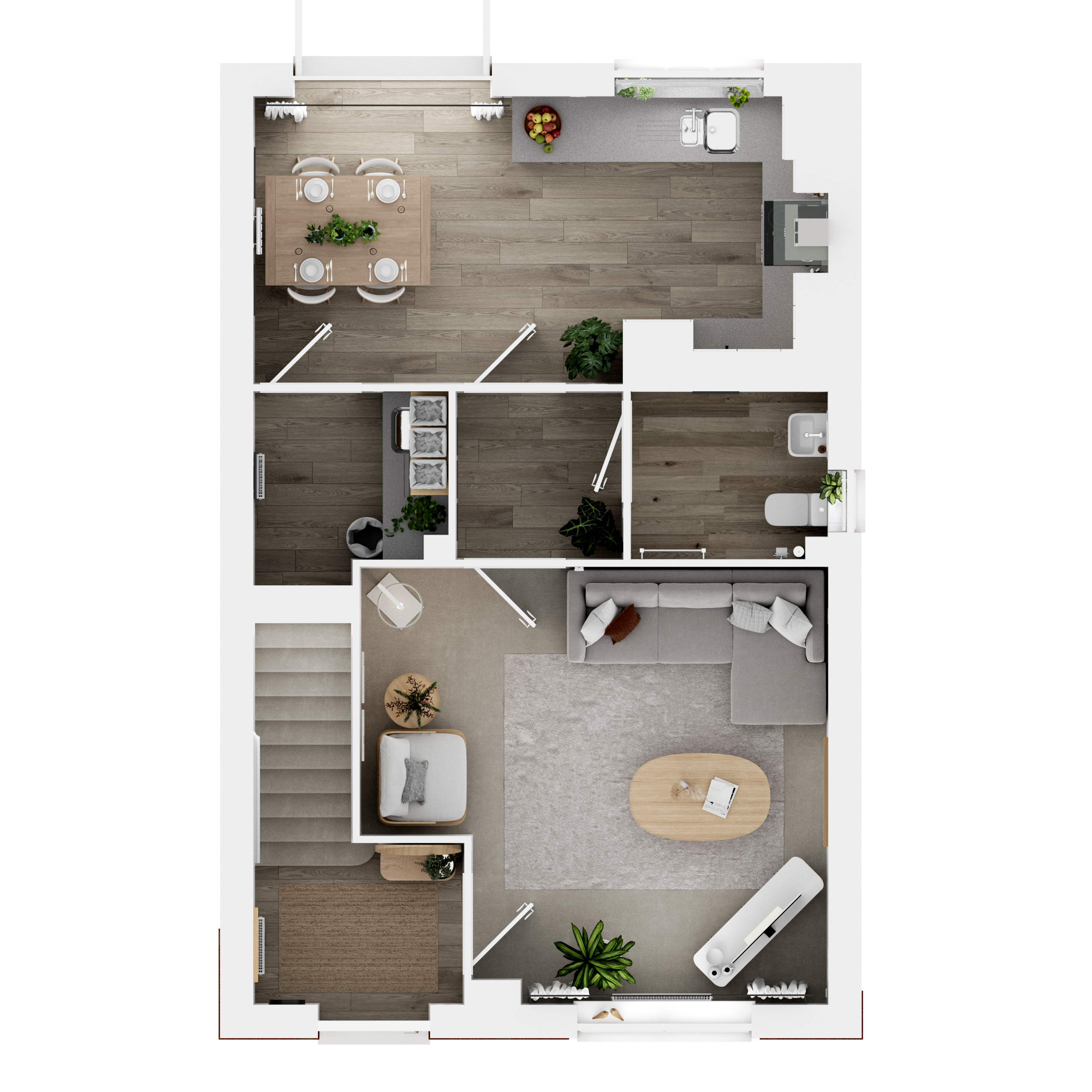 Semi Detached House 3 Bedroom, Fallow Park in Wallsend, [County] (524)