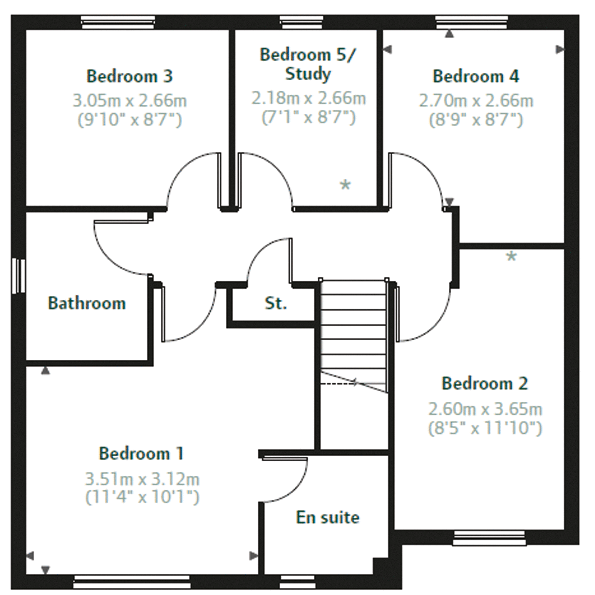 Detached House 5 Bedroom, Garendon Park in Loughborough, [County] (112)