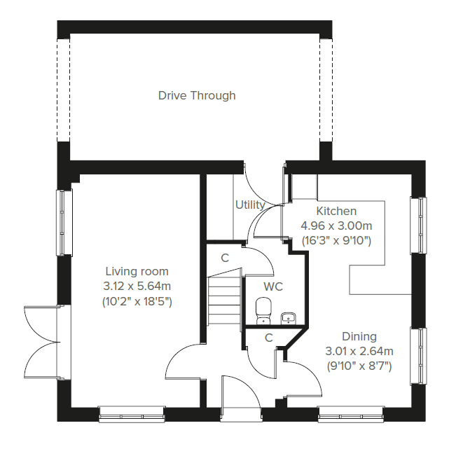 4 Bedroom Home in Mill Cross by Persimmon Homes (1)