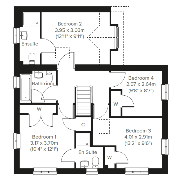 4 Bedroom Home in Mill Cross by Persimmon Homes (1)