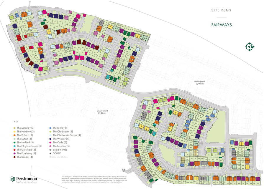 Persimmon Homes | New Builds in The Fairways | WhatHouse